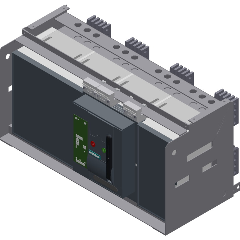 SIEMENS: withdrawable circuit breaker with guide frame