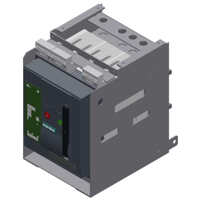 SIEMENS: withdrawable circuit breaker with guide frame