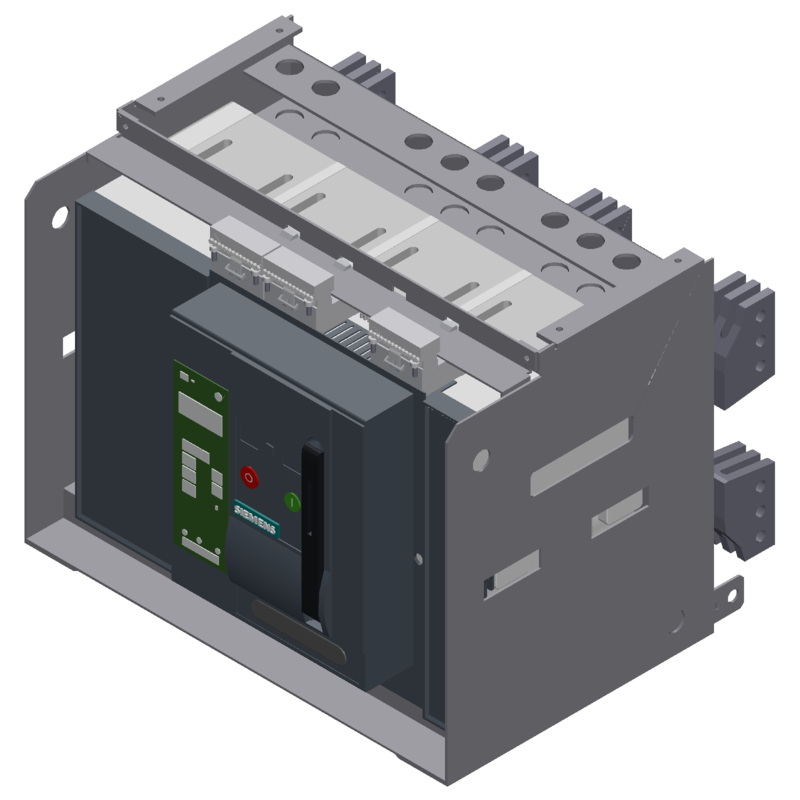 SIEMENS: withdrawable circuit breaker with guide frame
