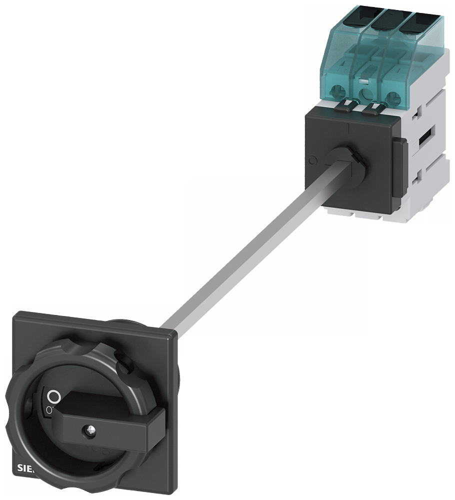 SIEMENS: Load disconnector 3LD3, Iu 25 A Main switch 3-pole