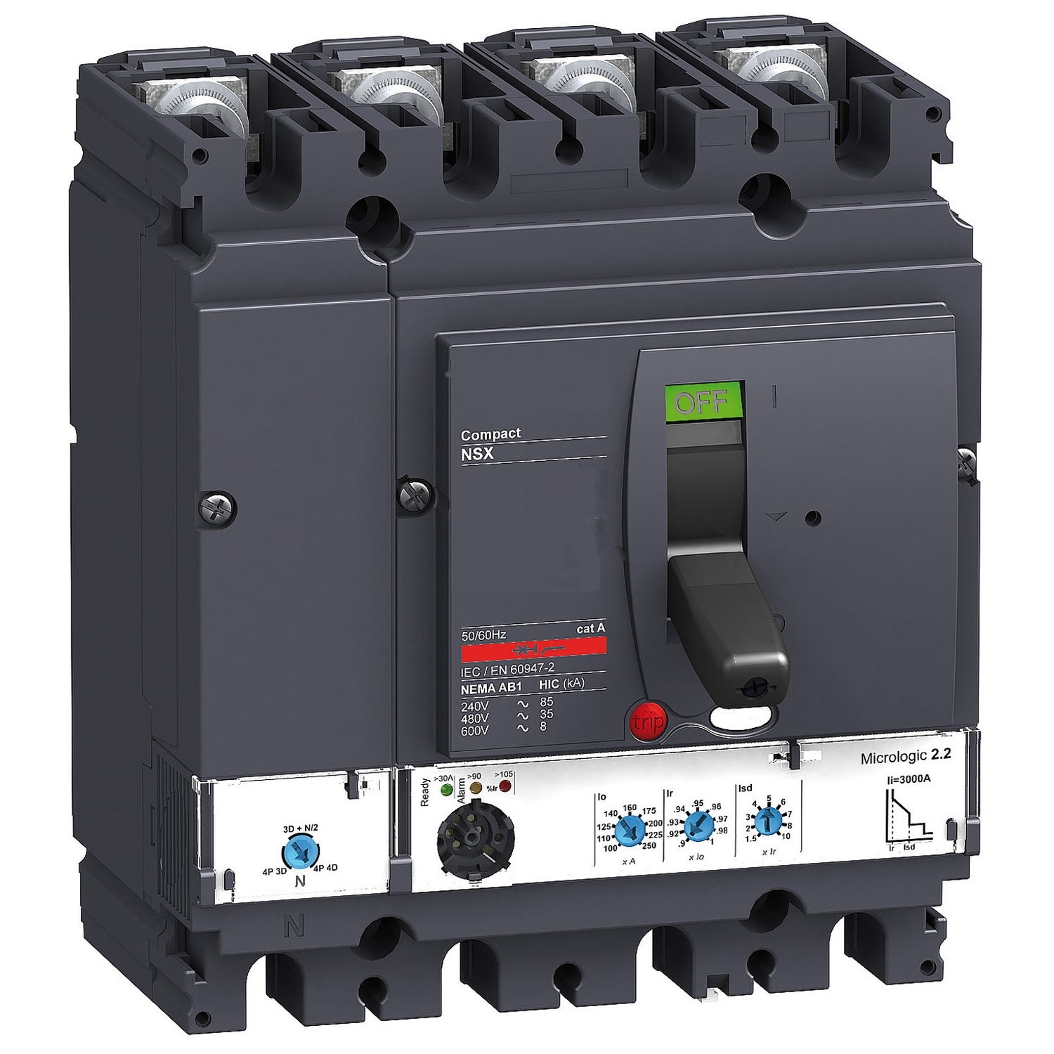 SCHNEIDER ELECTRIC: Devre kesici ComPact NSX250N,