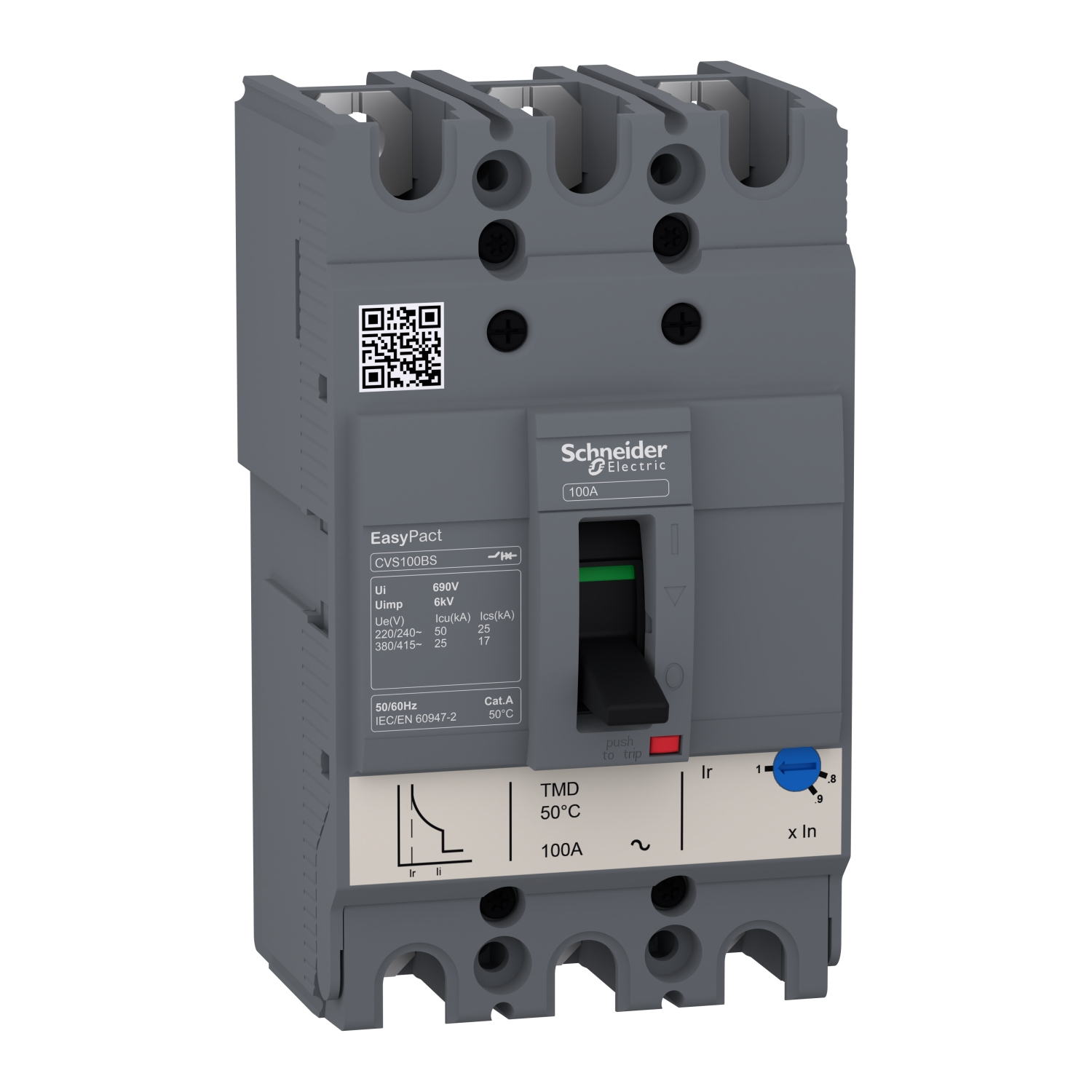 SCHNEIDER ELECTRIC: Cvs100Bs Tm80D 3P3D Devre Kesici
