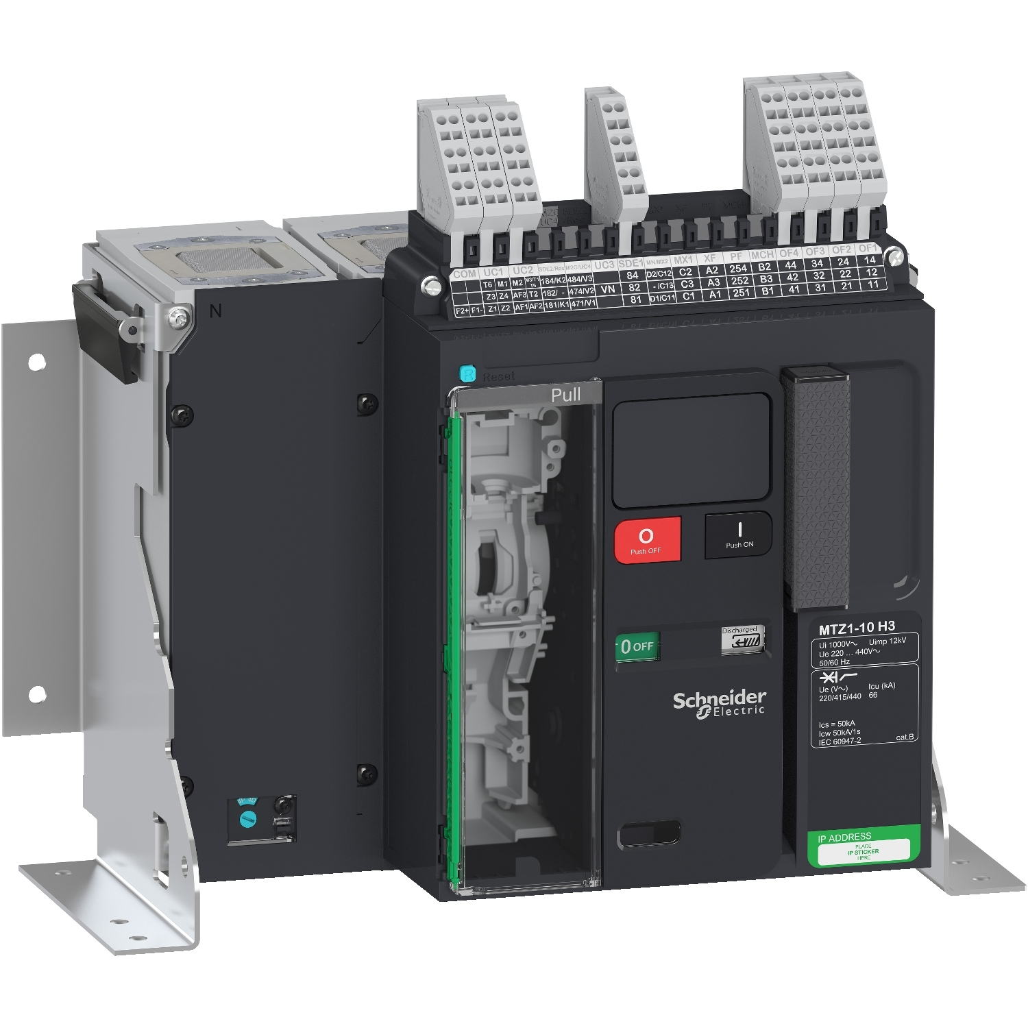 SCHNEIDER ELECTRIC: CIRCUIT BREAKER MTZ1 10 H3 4P FIXED