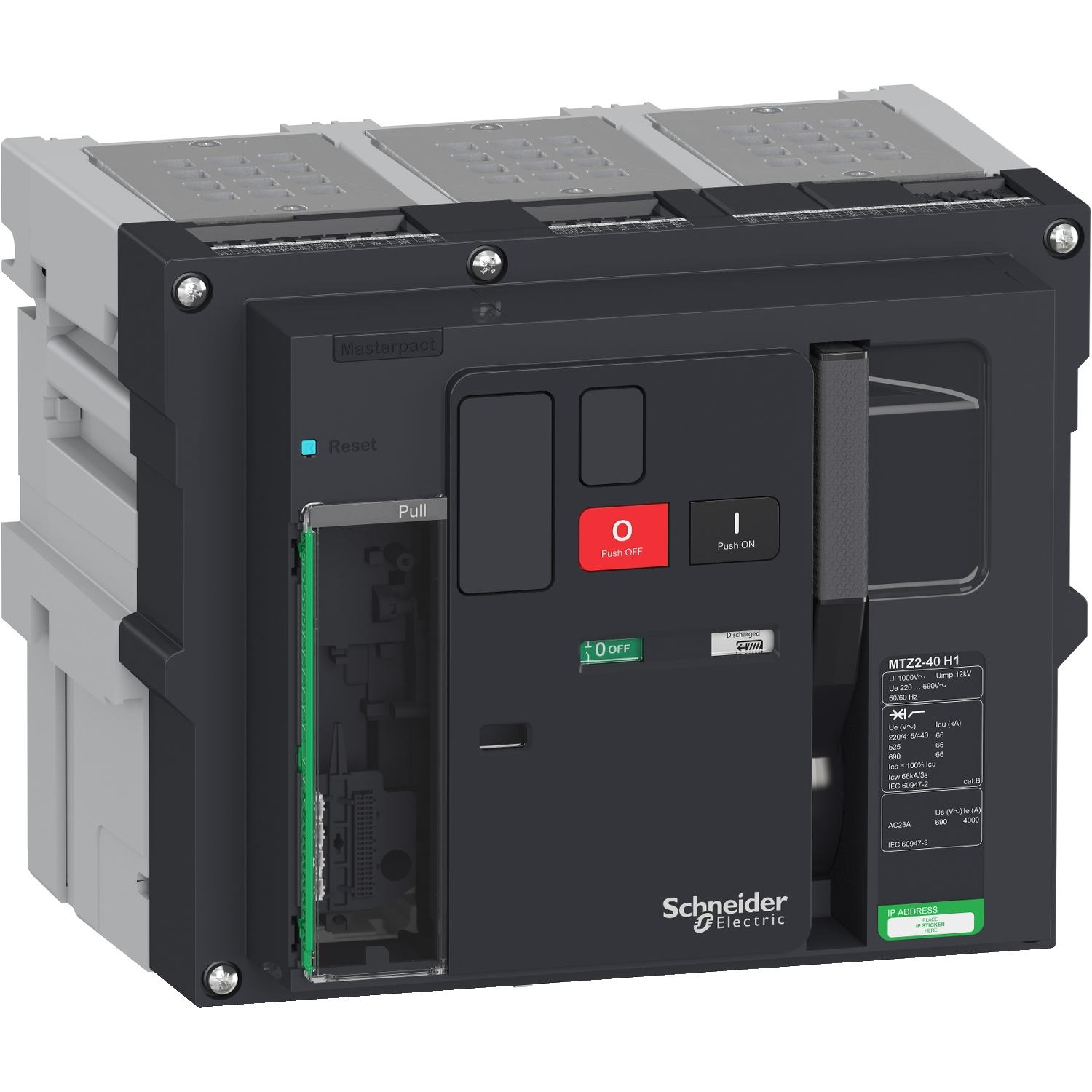 SCHNEIDER ELECTRIC: CIRCUIT BREAKER MTZ2 40 H1 3P DRAWOUT