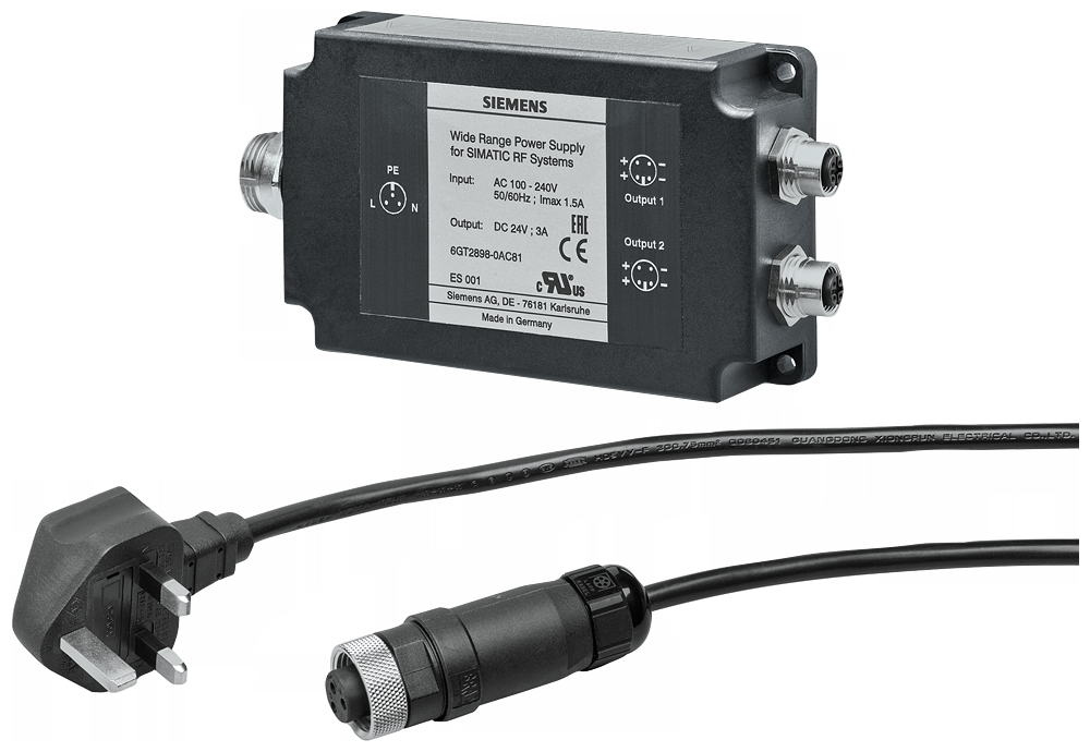 SIEMENS: SIMATIC RF600 wide-range voltage supply for