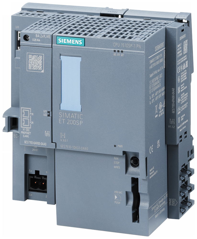 SIEMENS: SIMATIC DP, CPU 1510SP-1 PN for ET 200SP, central