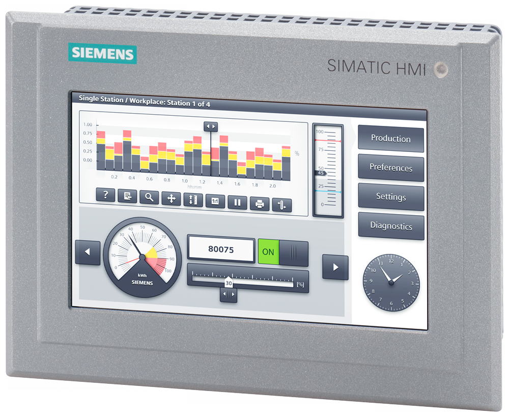 SIEMENS: SIMATIC HMI TP700 Comfort Outdoor, Comfort Panel,